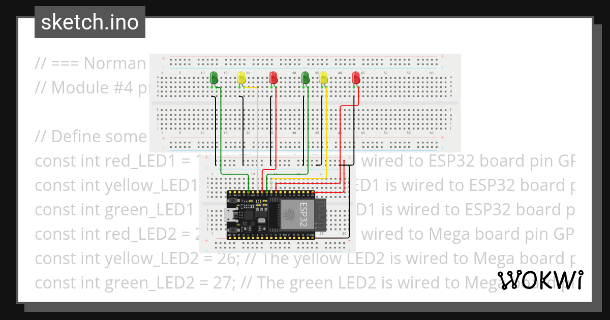 Module 4 Norman Williams Jr Wokwi Esp32 Stm32 Arduino Simulator