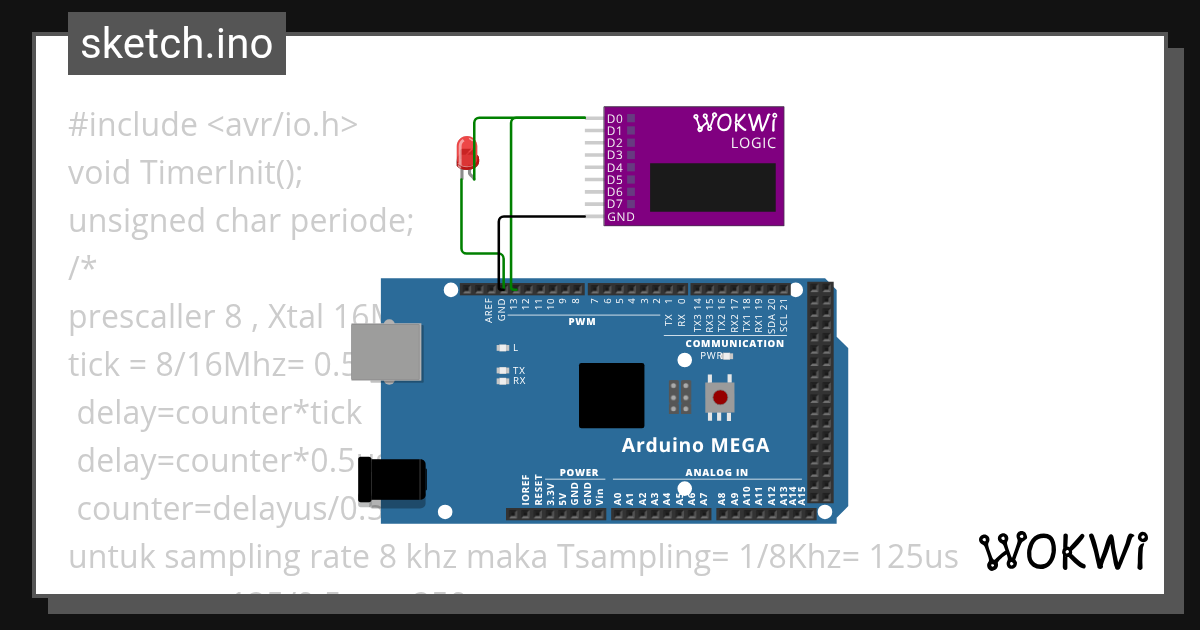 Timer Wokwi Esp32 Stm32 Arduino Simulator