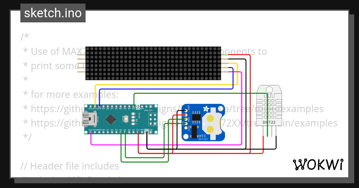 UNO CLOCK - Wokwi ESP32, STM32, Arduino Simulator