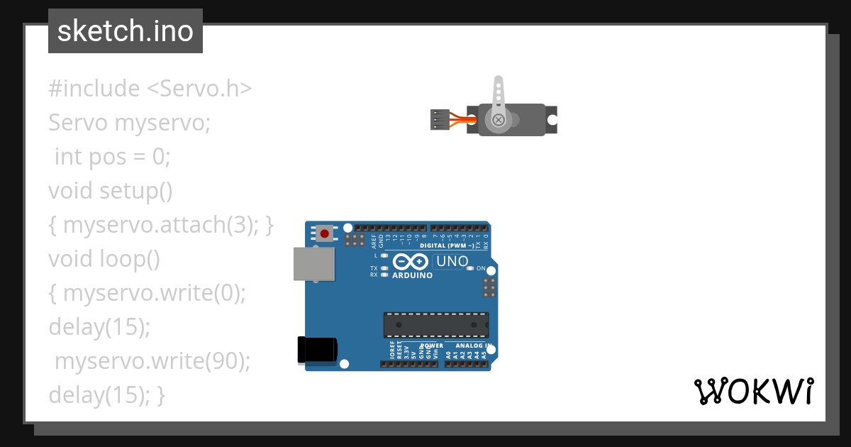 servo - Wokwi ESP32, STM32, Arduino Simulator