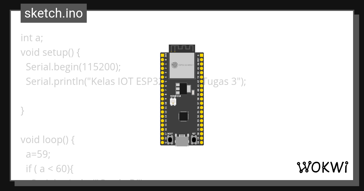 Kelas IOT-Tugas_3-Operator_Aritmatika - Wokwi ESP32, STM32, Arduino ... Kelas IOT-Tugas_3-Operator_Aritmatika - Wokwi ESP32, STM32, Arduino ...
