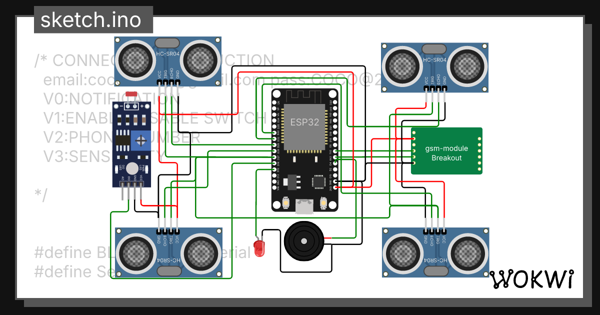COCONUT PROTECTION - Wokwi ESP32, STM32, Arduino Simulator