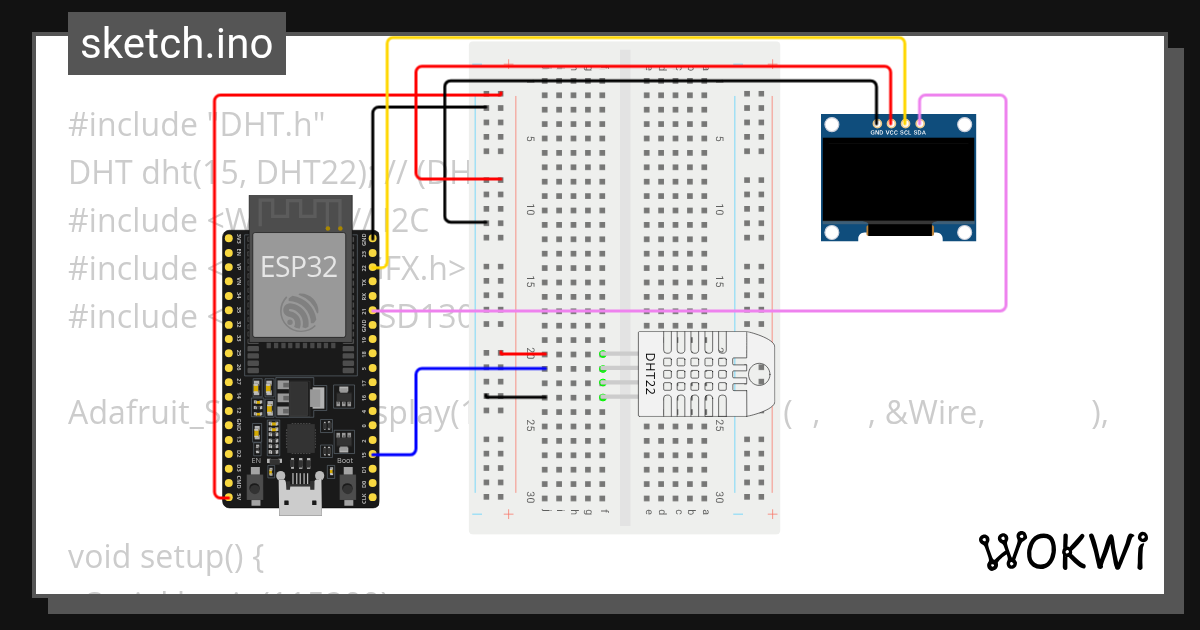 Ssd1306oled 예제 Wokwi Esp32 Stm32 Arduino Simulator 
