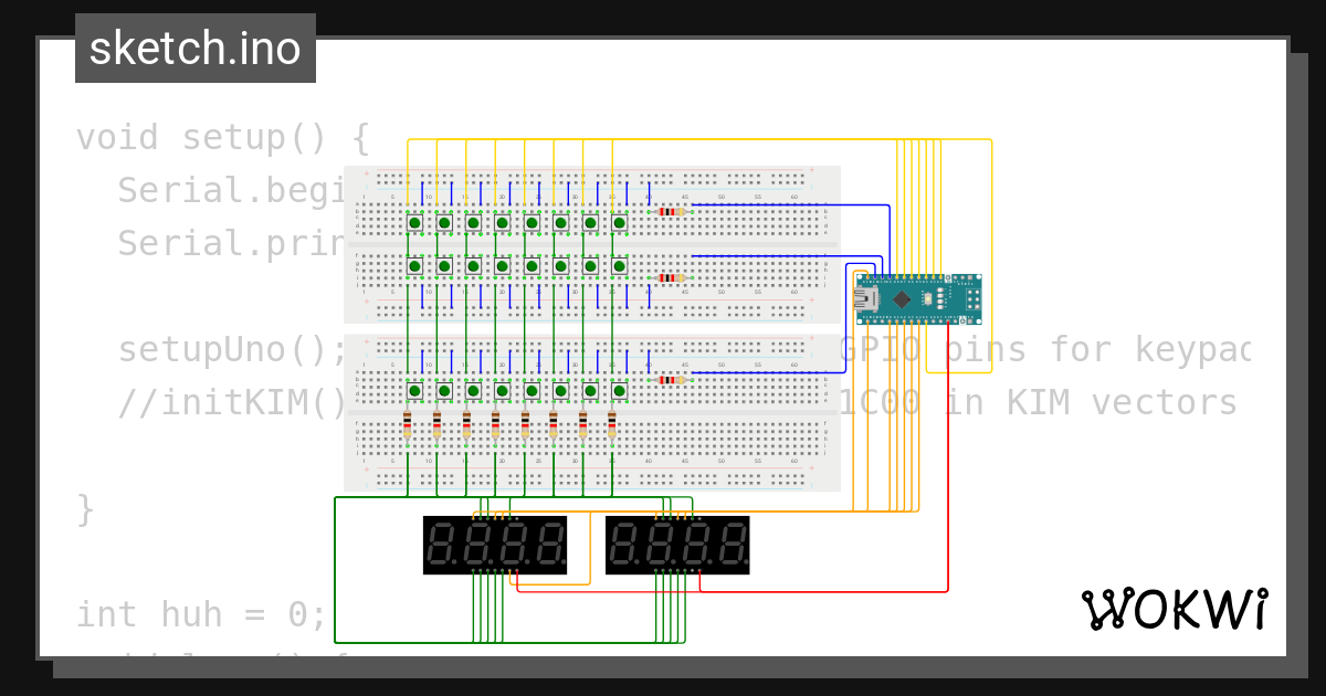 Kim Uno Wokwi Esp32 Stm32 Arduino Simulator