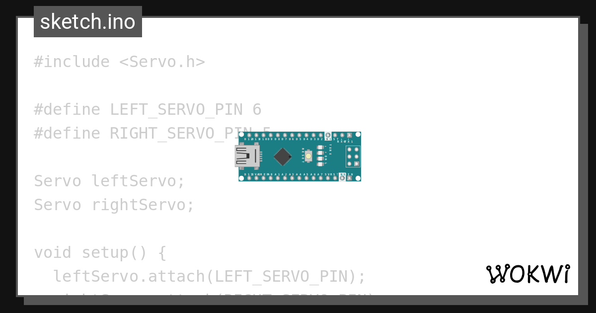 Servo Cart Test Wokwi Esp32 Stm32 Arduino Simulator