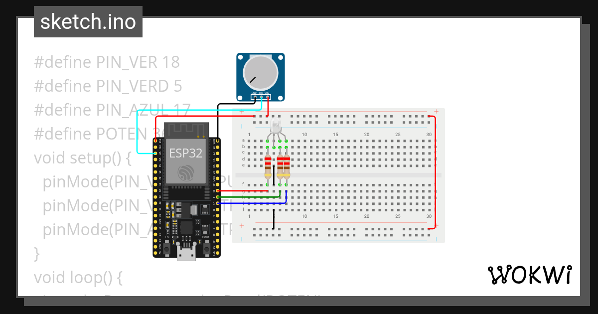 atividade 05-1 - Wokwi ESP32, STM32, Arduino Simulator