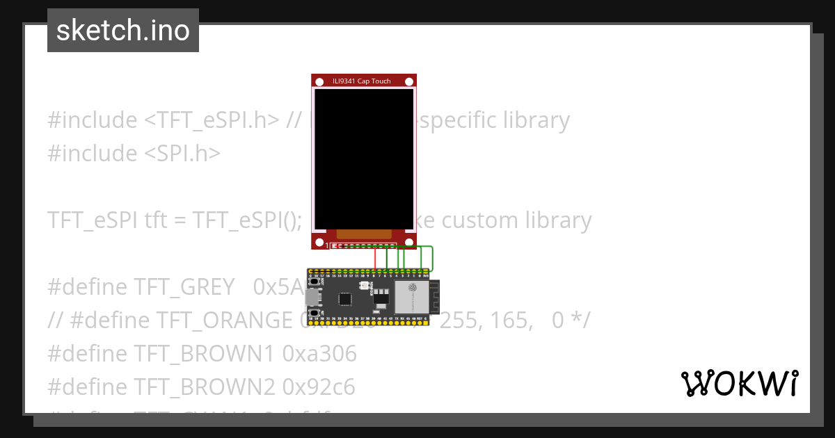 Tftespialam Wokwi Esp32 Stm32 Arduino Simulator 2341