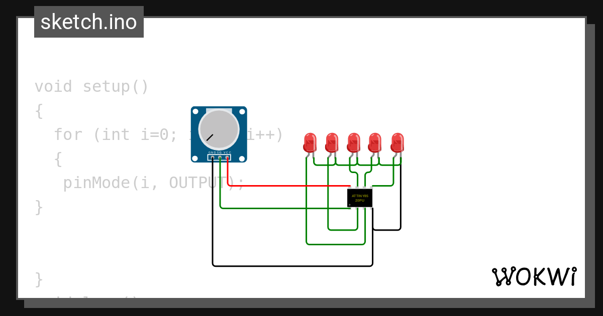 Kurven Led Variable Wokwi Esp32 Stm32 Arduino Simulator