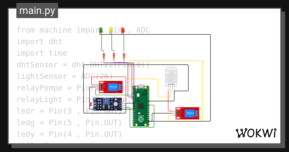 Projet 2 Wokwi Esp32 Stm32 Arduino Simulator 5359