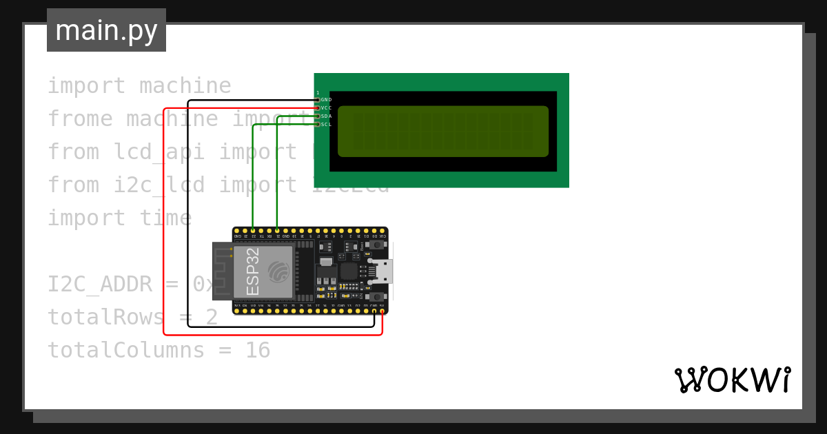 esp32-micropython-ssd1306 Copy - Wokwi ESP32, STM32, Arduino Simulator esp32-micropython-ssd1306 Copy - Wokwi ESP32, STM32, Arduino Simulator