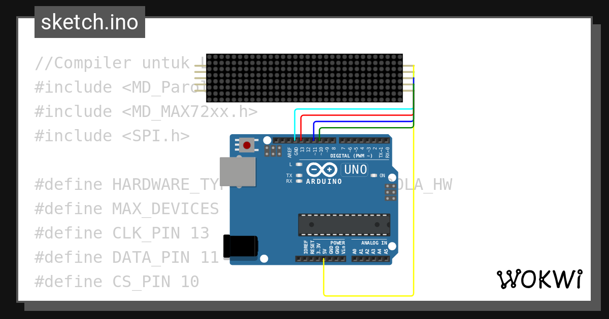 Prdstybmledmatriks Wokwi Esp32 Stm32 Arduino Simulator 2469