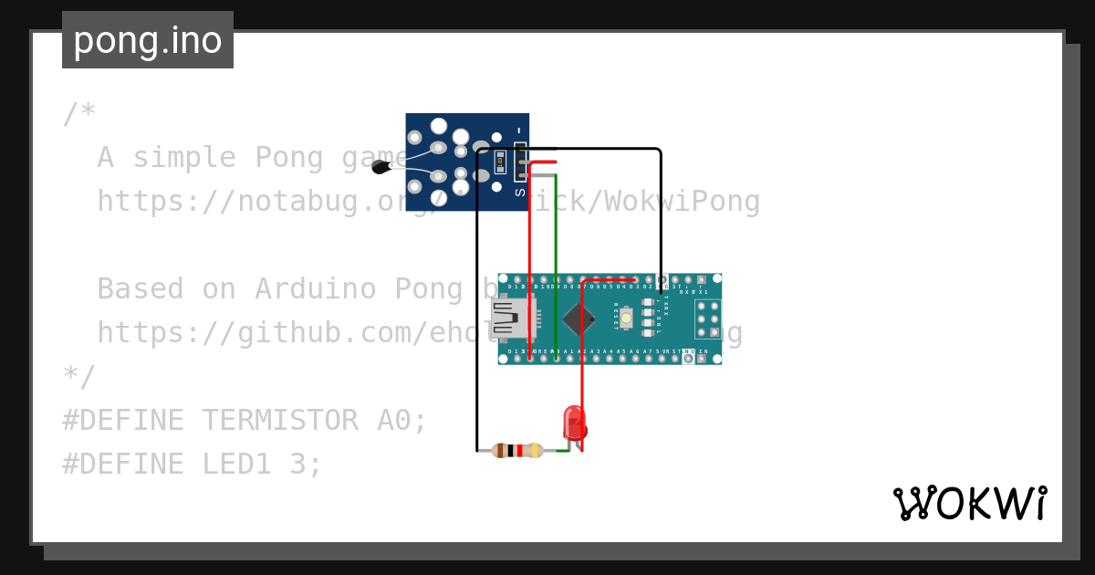 Termo Led Wokwi Esp32 Stm32 Arduino Simulator