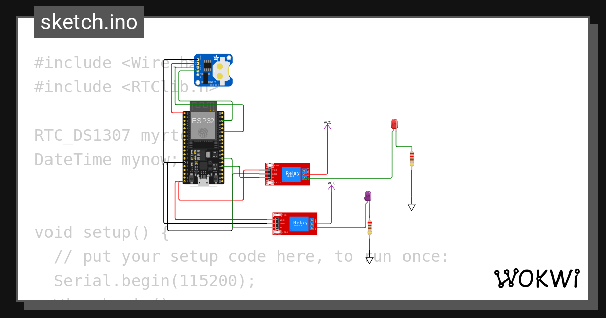 Maya Rtc Relay Projec Wokwi Esp32 Stm32 Arduino Simulator