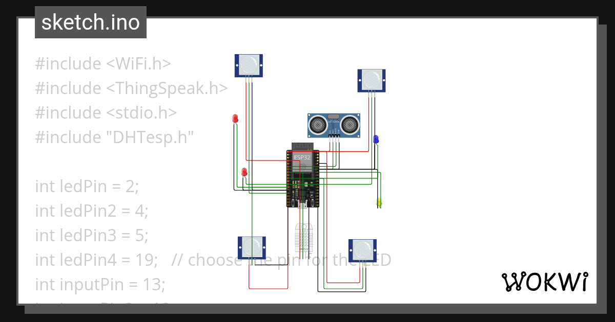 Hospital monitoring system - Wokwi ESP32, STM32, Arduino Simulator
