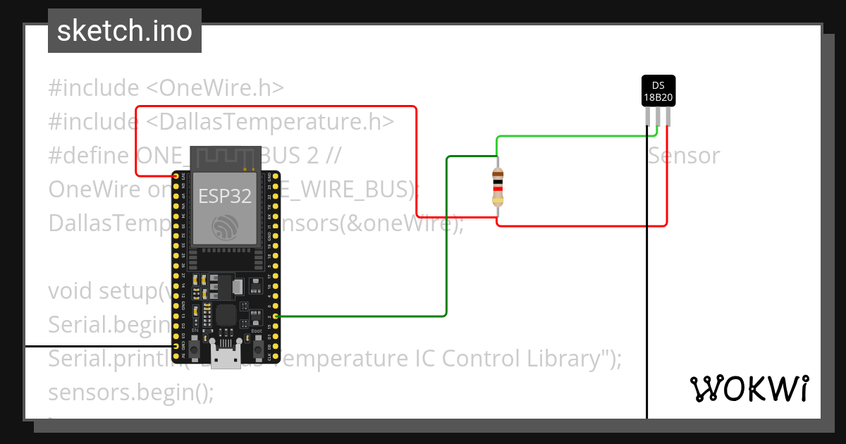 Temp For Feed Chng Senser Wokwi Esp32 Stm32 Arduino Simulator