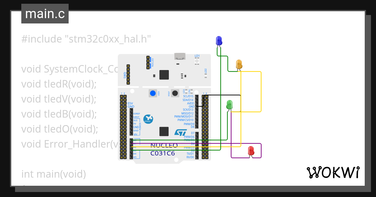 Stm32 4 Leds Sans Os Wokwi Esp32 Stm32 Arduino Simulator