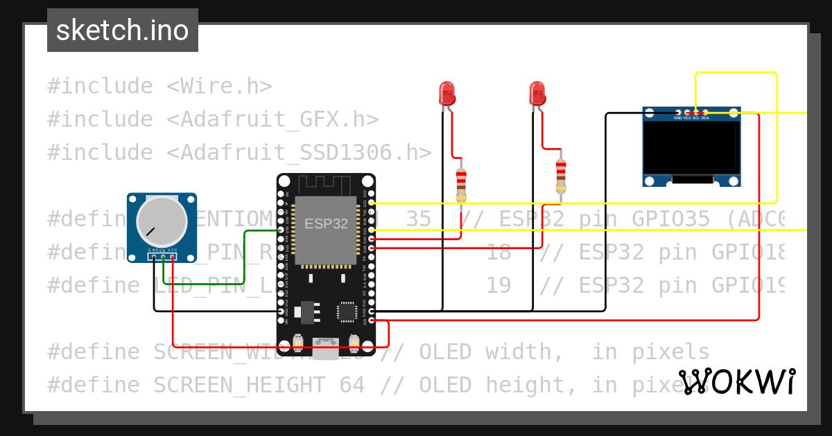 Esp32 Potentiometer Led Wokwi Esp32 Stm32 Arduino Simulator
