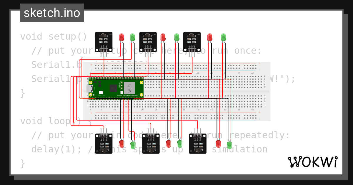 Parking Lot Wokwi Esp32 Stm32 Arduino Simulator