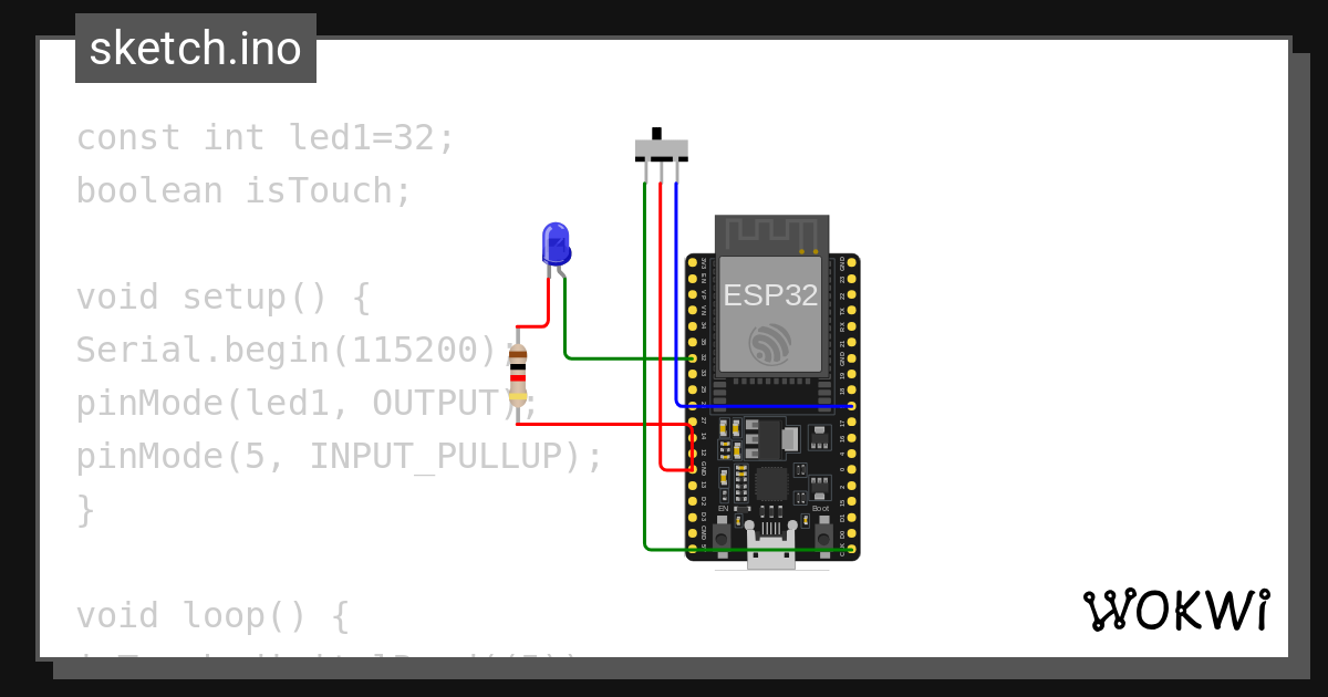 Switch Wokwi Esp32 Stm32 Arduino Simulator 7435