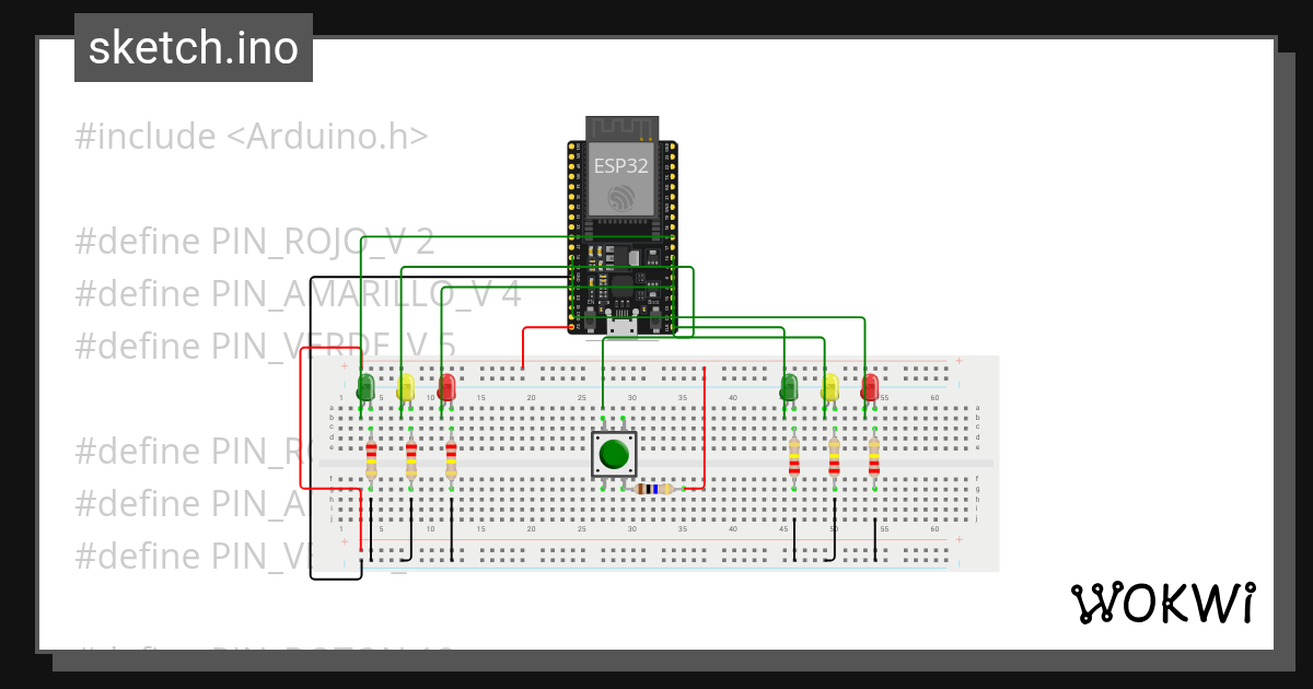 semaforo Copy - Wokwi ESP32, STM32, Arduino Simulator