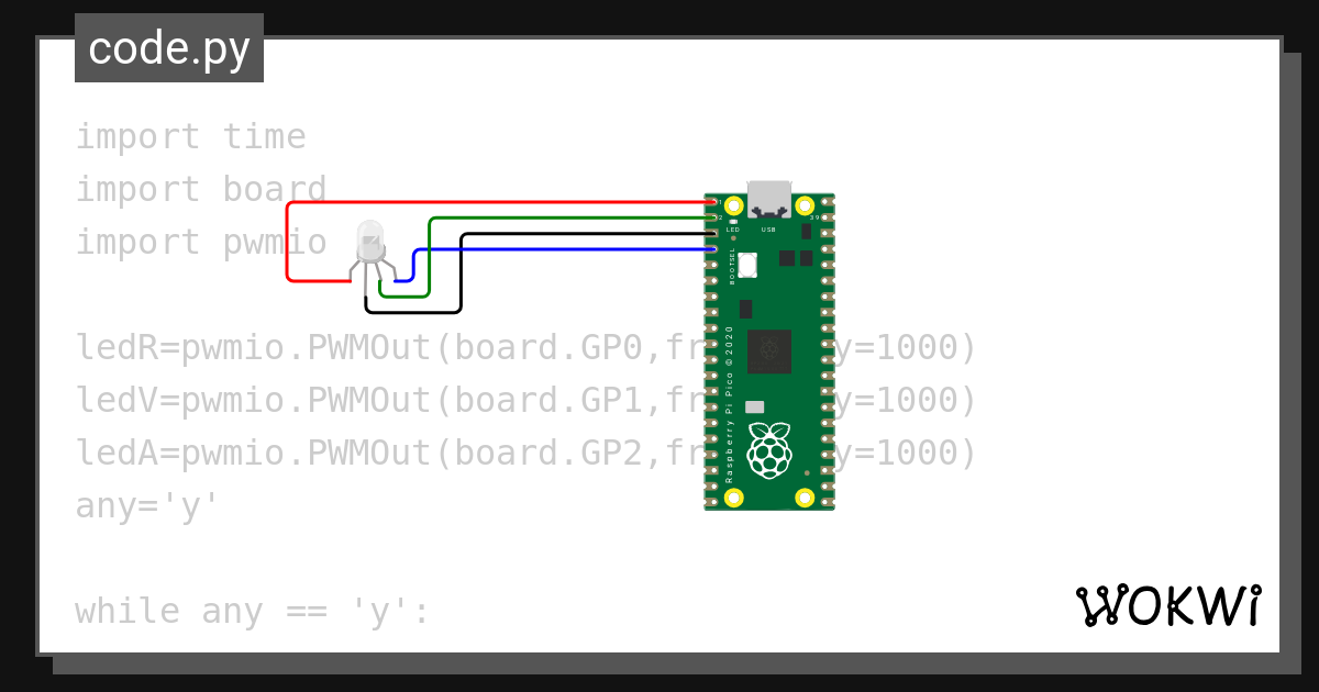 Rgb Consola Wokwi Esp32 Stm32 Arduino Simulator