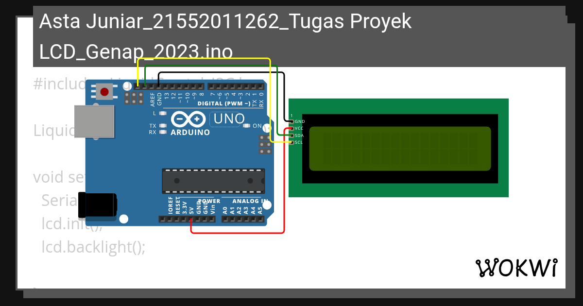 LCD - Wokwi ESP32, STM32, Arduino Simulator