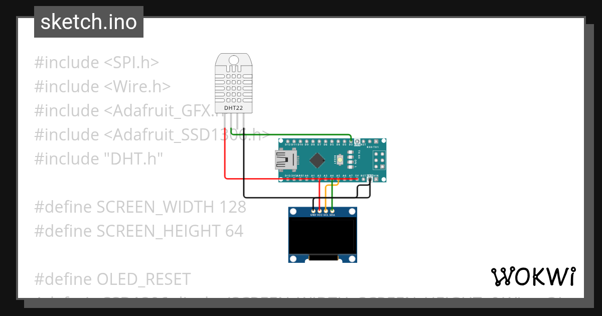 Dynamic display with DHT22 - Jaden - Wokwi ESP32, STM32, Arduino Simulator