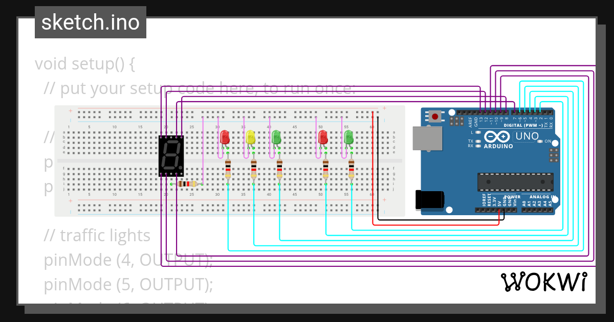 PRACTICAL - Wokwi ESP32, STM32, Arduino Simulator