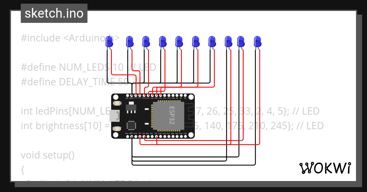 LED_Meteor Shower_tmp Copy - Wokwi ESP32, STM32, Arduino Simulator