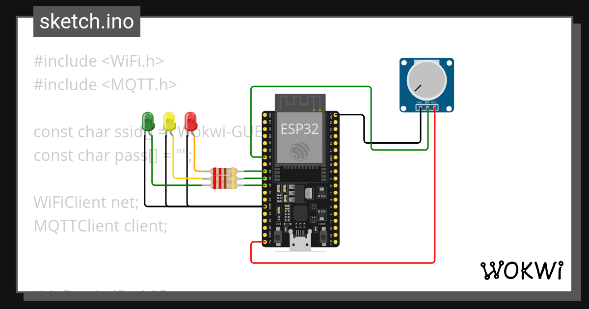 Tugas 10 - MQTT - Wokwi ESP32, STM32, Arduino Simulator