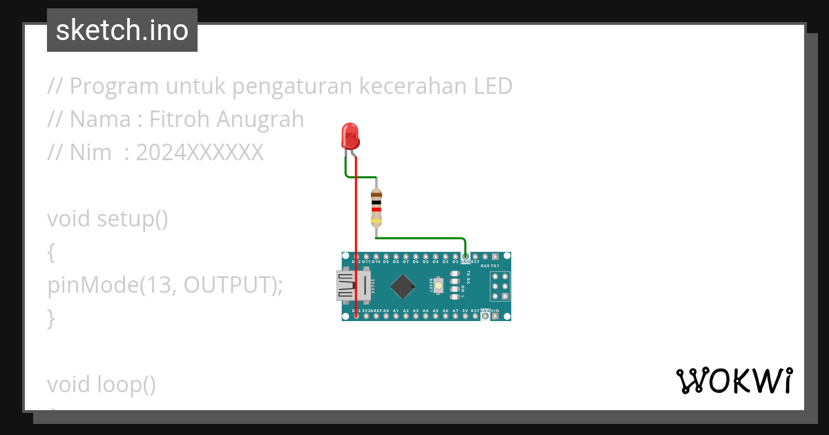 LED - Wokwi ESP32, STM32, Arduino Simulator