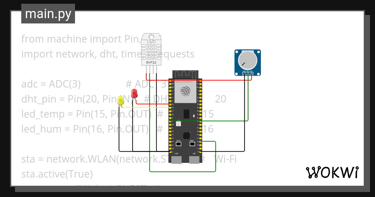 Lab4 - Wokwi ESP32, STM32, Arduino Simulator