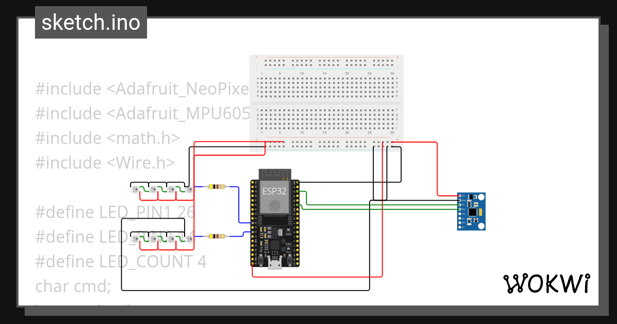 example_LED - Wokwi ESP32, STM32, Arduino Simulator