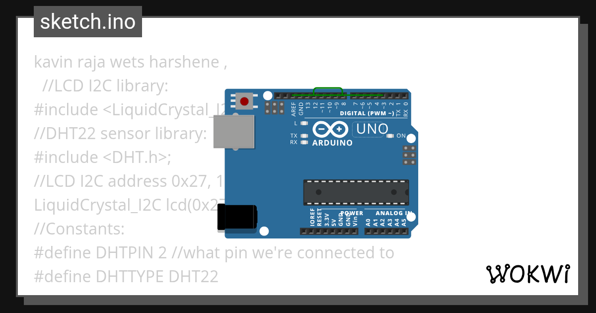 kavin raja - Wokwi ESP32, STM32, Arduino Simulator