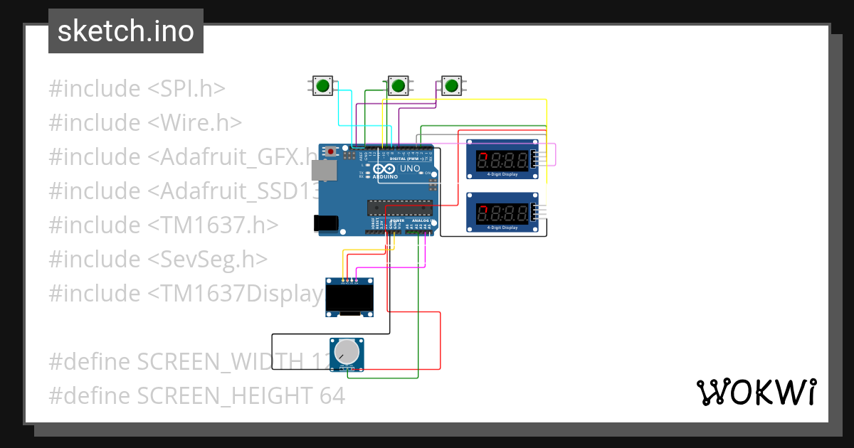Wokwi - Online ESP32, STM32, Arduino Simulator