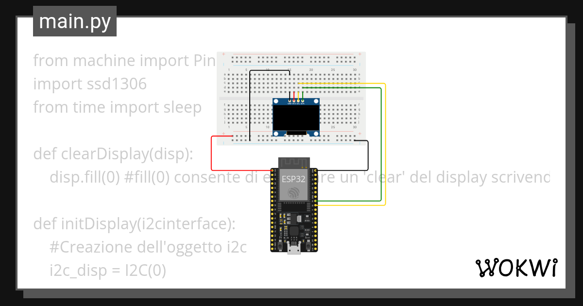 Display - Wokwi ESP32, STM32, Arduino Simulator