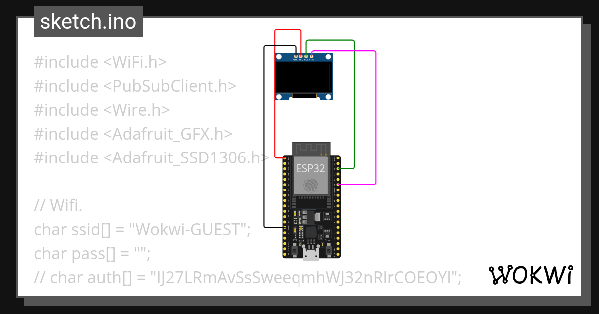 ESP32 Controller to Pub/Sub on MQTT.fx - Wokwi ESP32, STM32, Arduino Simulator