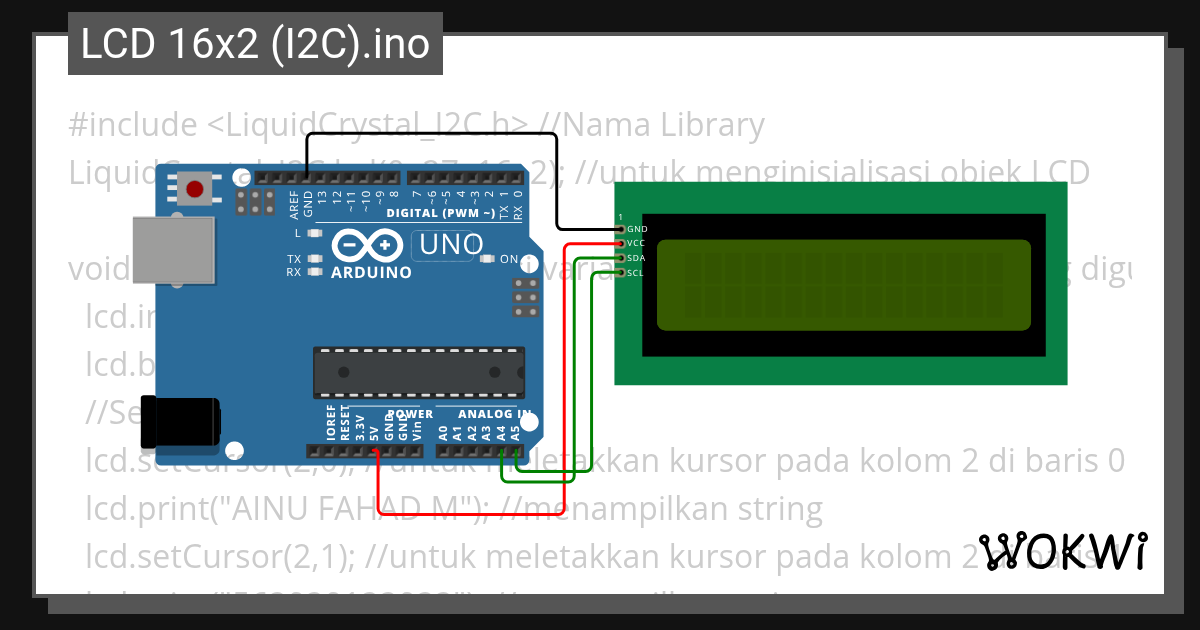 TUGAS SIMULASI PROGRAM LCD Copy - Wokwi ESP32, STM32, Arduino Simulator
