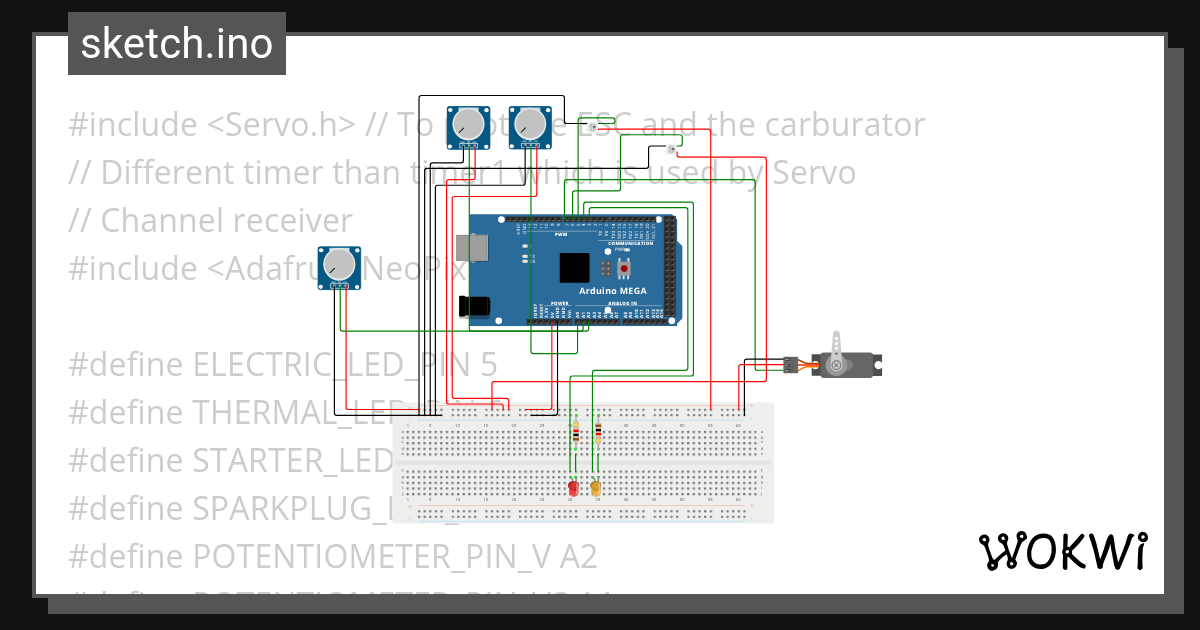 hybridation 2e scénario - Wokwi ESP32, STM32, Arduino Simulator