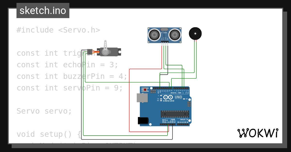 Radar Wokwi Esp32 Stm32 Arduino Simulator 1467