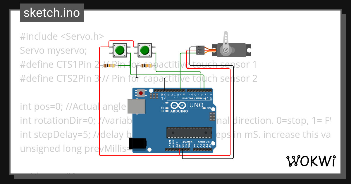 servo - Wokwi ESP32, STM32, Arduino Simulator