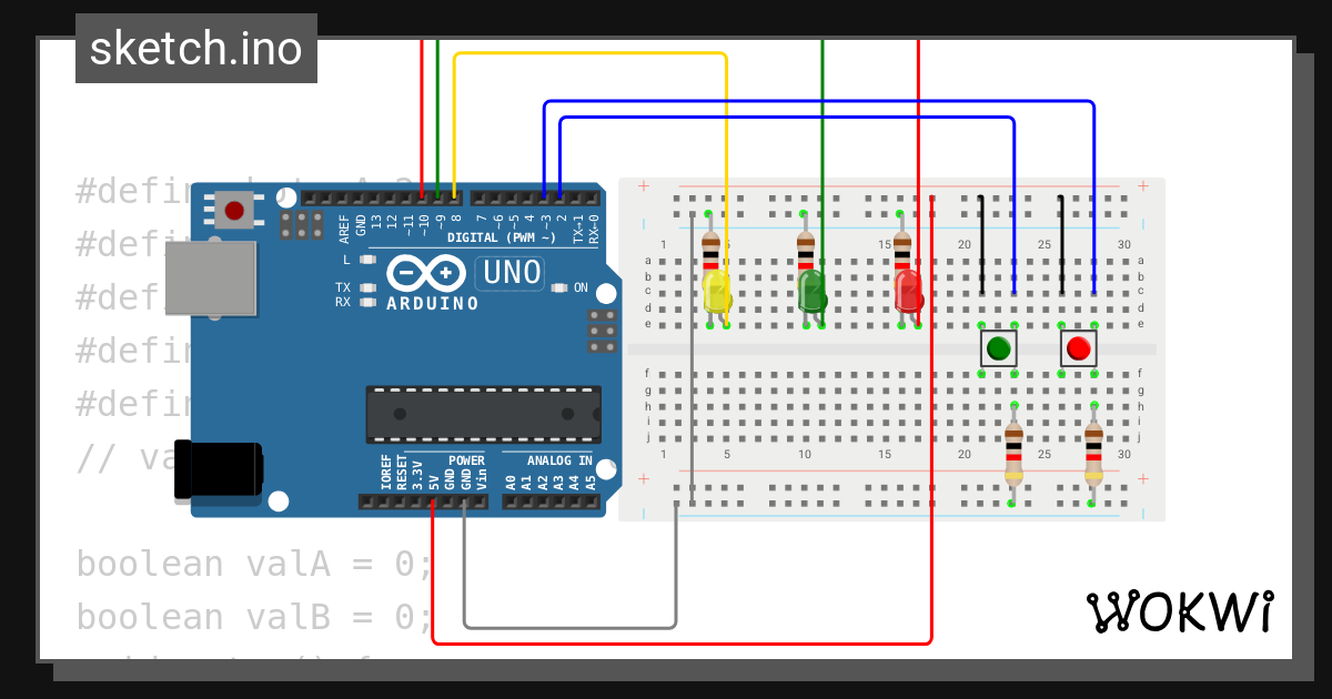 Semaforoligaando Wokwi Esp32 Stm32 Arduino Simulator