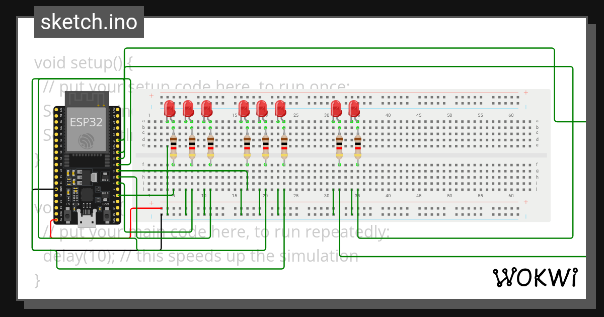 Semaforo Wokwi Esp32 Stm32 Arduino Simulator 