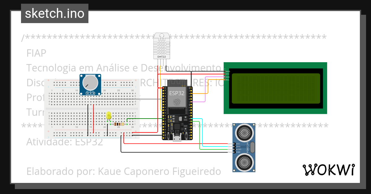 (DAI) 04.06. ESP32 - Wokwi ESP32, STM32, Arduino Simulator