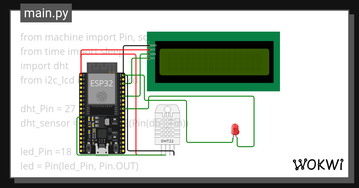 lcd - Wokwi ESP32, STM32, Arduino Simulator
