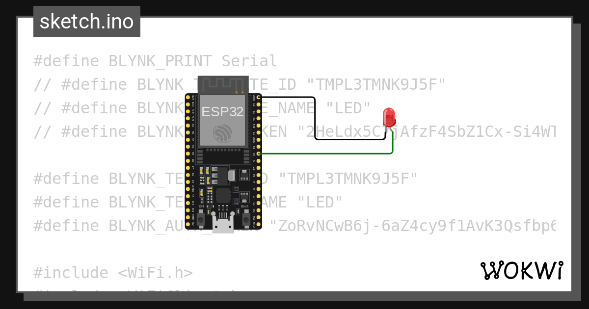 Led Control Blynk Esp32 Wokwi Esp32 Stm32 Arduino Simulator 9169