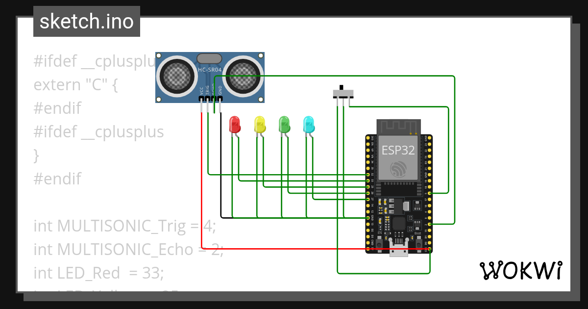 zad4 - Wokwi ESP32, STM32, Arduino Simulator
