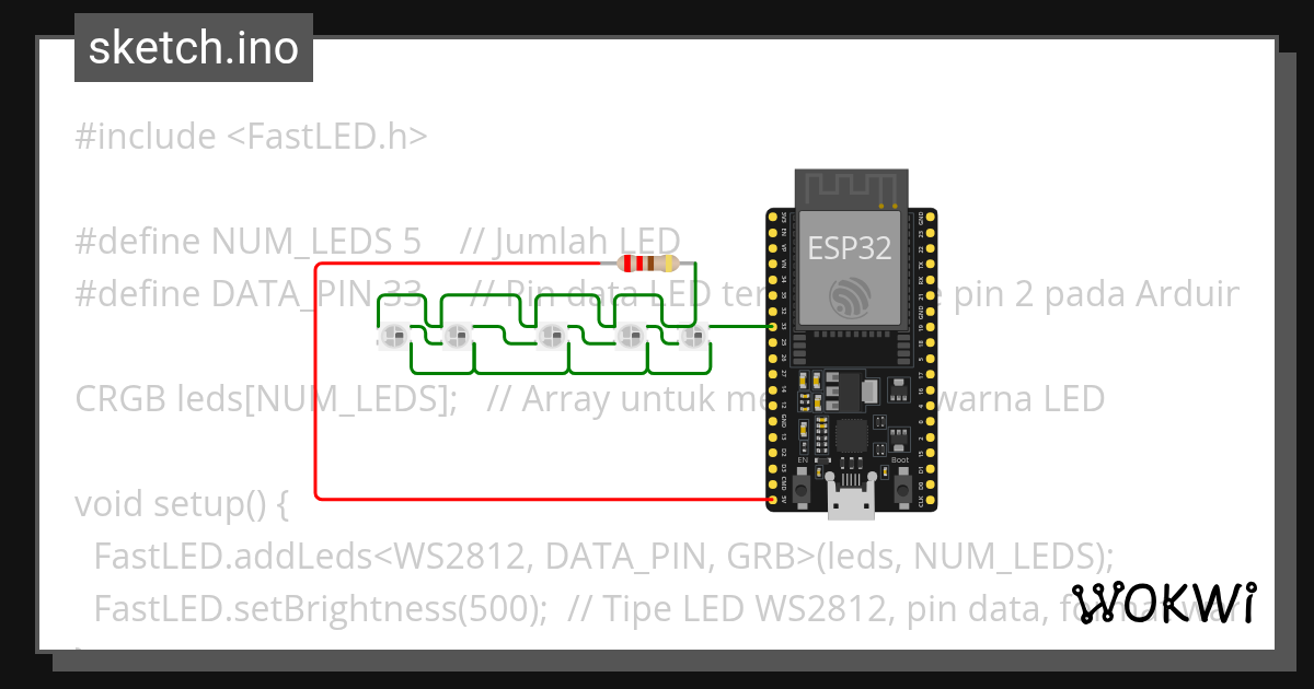 neopixel - Wokwi ESP32, STM32, Arduino Simulator