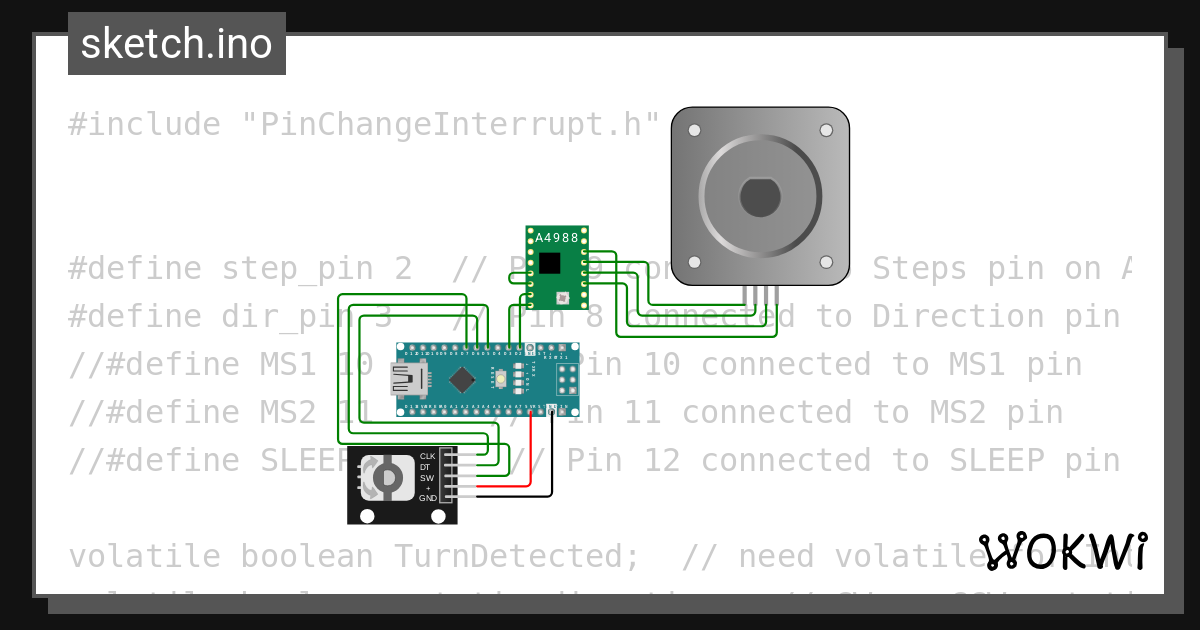 Stepper Motor Control Wokwi Esp32 Stm32 Arduino Simulator 5171