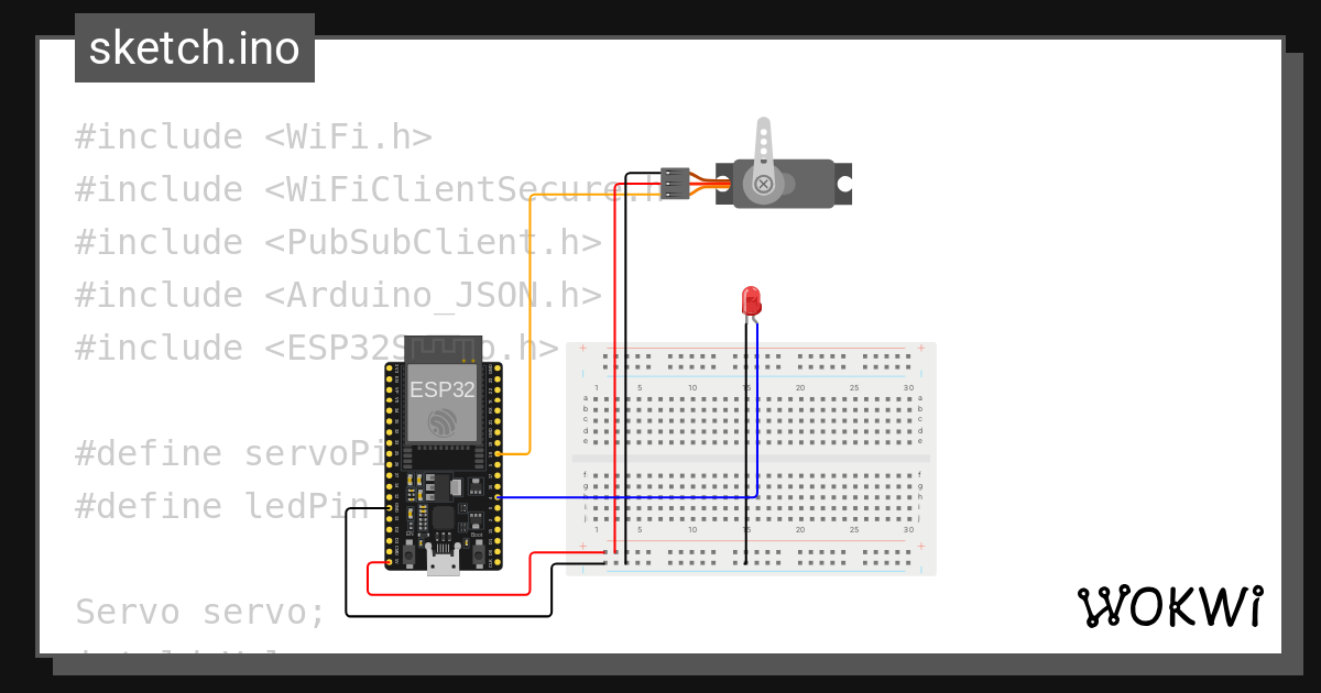 Tugas7 Servoled Wokwi Esp32 Stm32 Arduino Simulator 